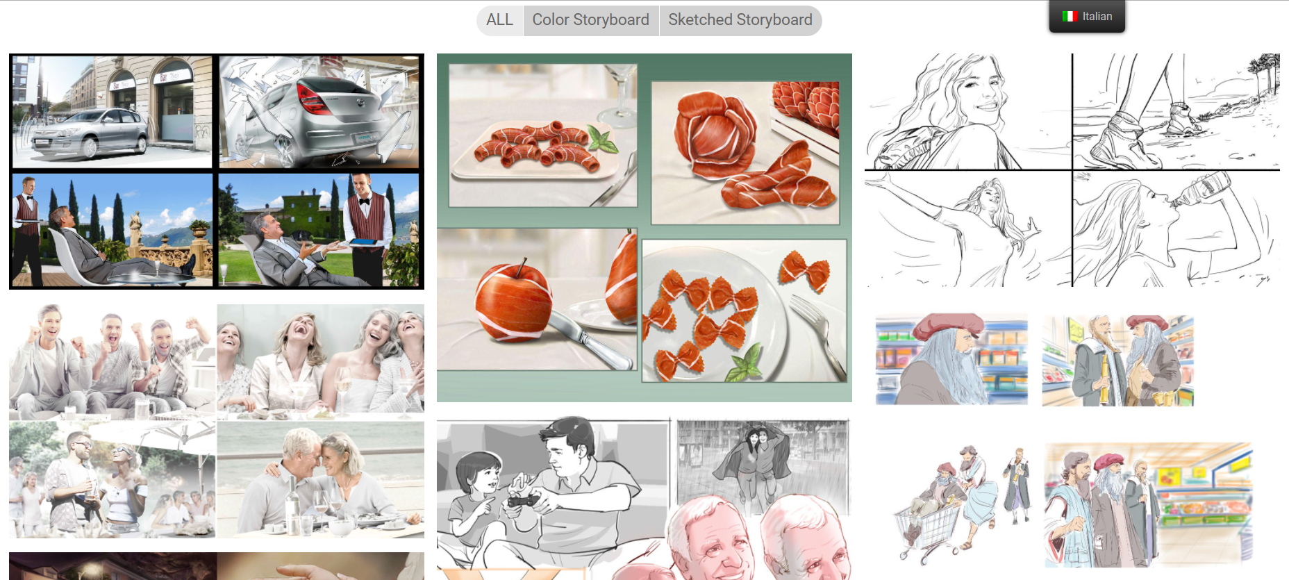 Categoria storyboard community Visualizer